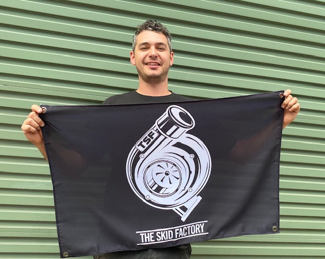 The Skid Factory Shed Flag - TSF Turbo – The Skid Factory - Official ...